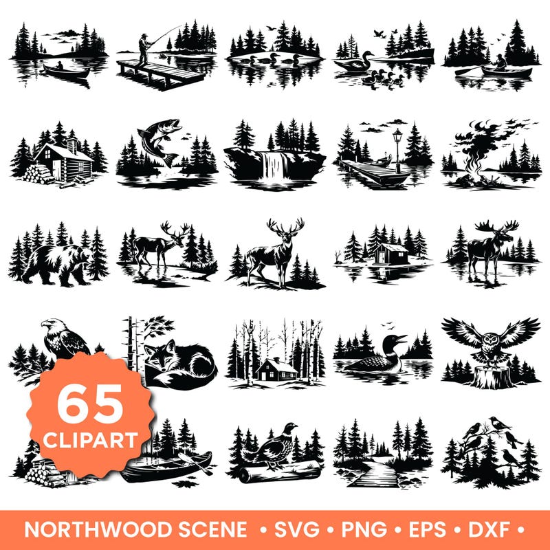 Wisconsin Lake Canvas - Etsy UK