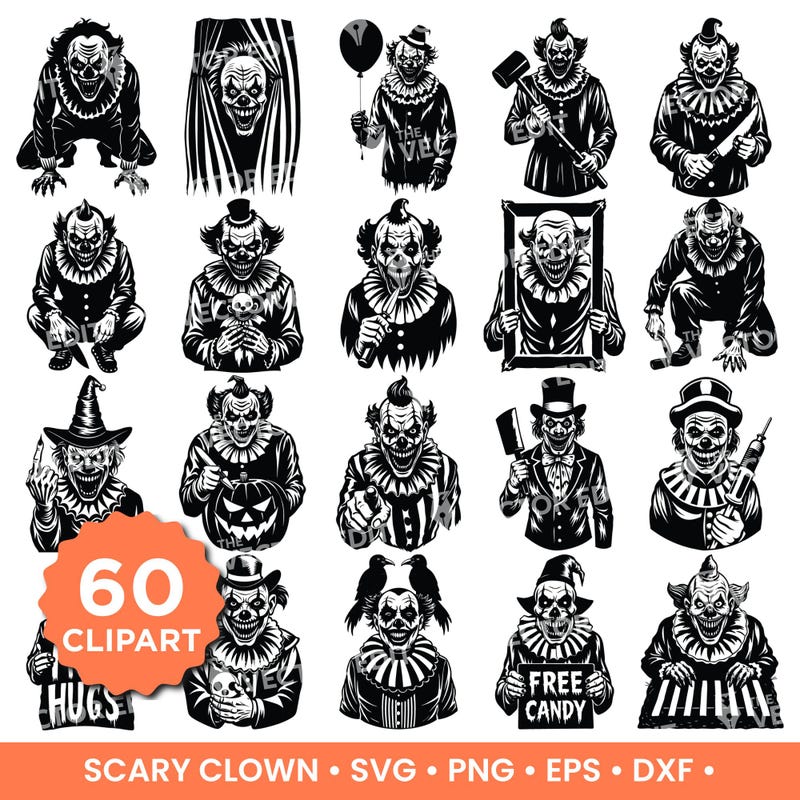 Terrifier Svg - Etsy