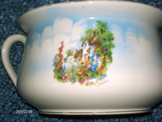Items similar to Authentic Falcon Ware - Chamber Pot An Original ...