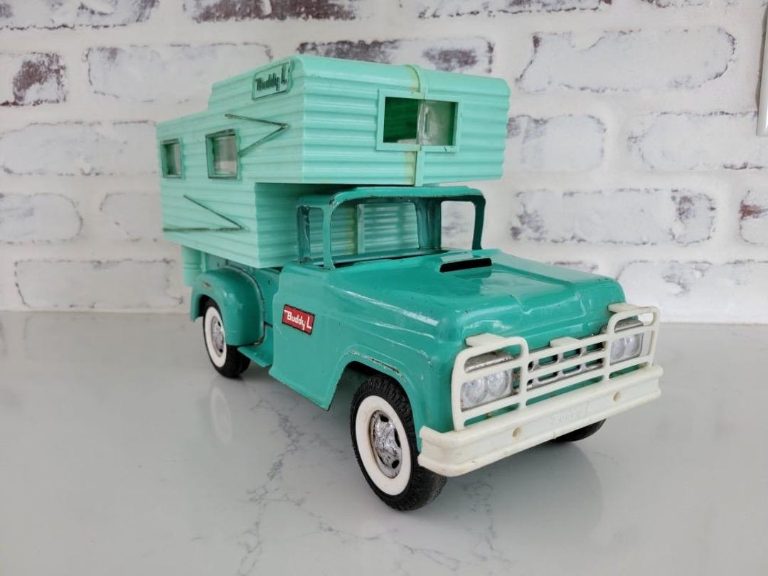 Vintage 1960’s Buddy L Camper Stepside Truck - Etsy