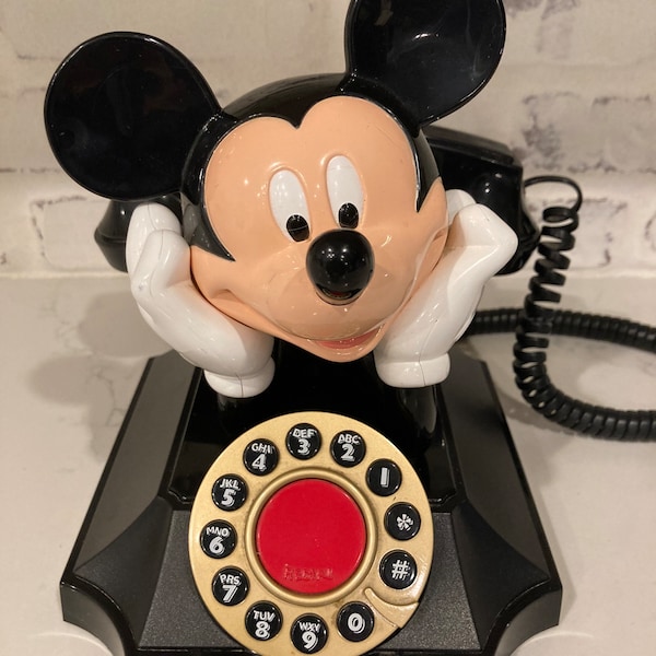 Mickey Mouse Phone - Etsy