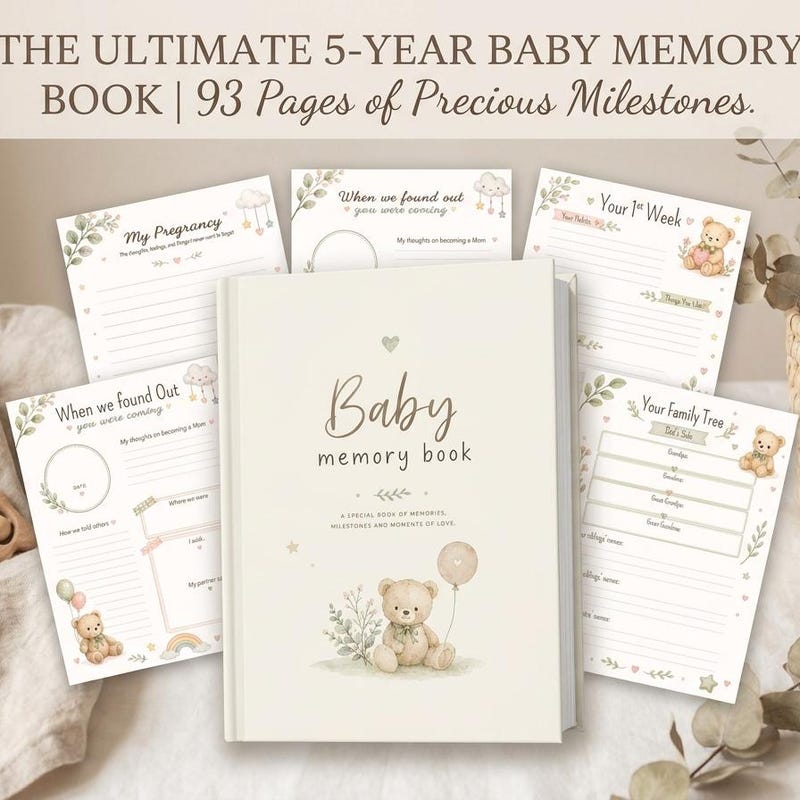 Custom Pregnancy Book - Etsy