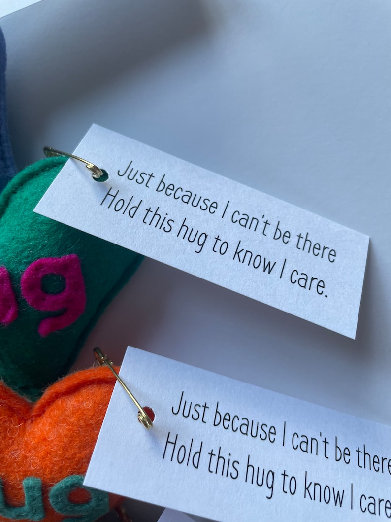 Pocket Hugs Social Distancing Hug First Day of School Send - Etsy