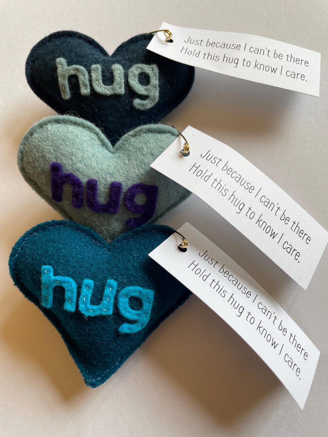 Pocket Hugs 3 Pack, Send a Hug, Pick-me-up Gift, Break-up, Missing You ...