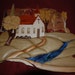 Intarsia Country Church With Stain Glass - Etsy