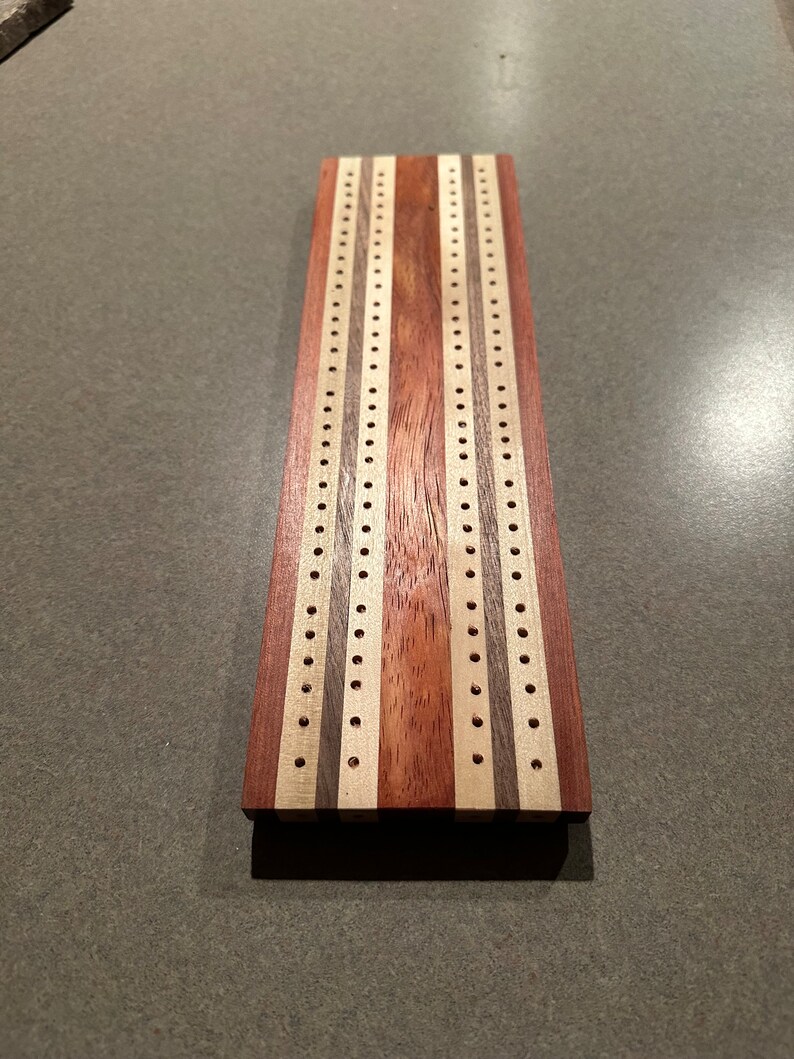 Cribbage Board - Laminated Wood - - Etsy