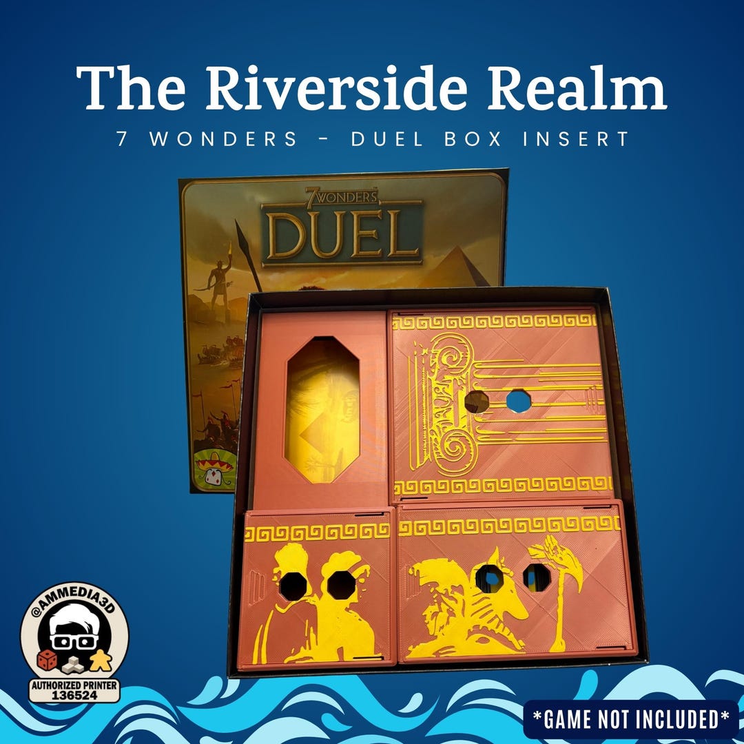 7 Wonders Duel Game Organizer: Base Game + Expansions, PLA+ Insert - Etsy