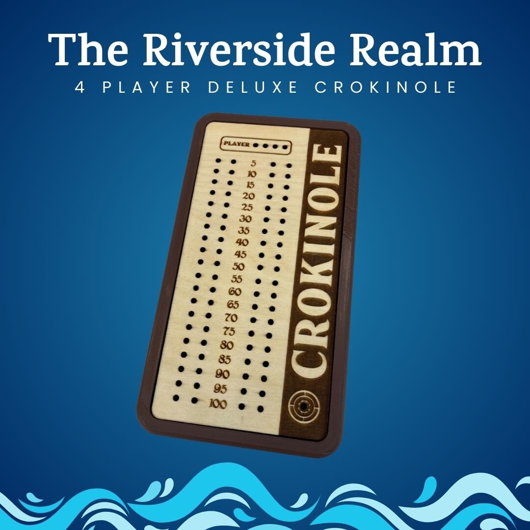Crokinole Scoreboard – Durable, Portable & Easy-to-read Score Keeper ...
