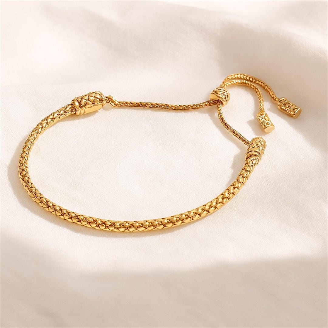 Pandora Grained Texture Slip Clasp Snake Bracelet | S925 Sterling ...