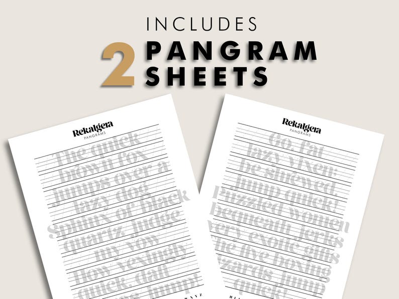 Rekalgera Retro Font Calligraphy Practice Sheet PDF Procreate Alphabet ...