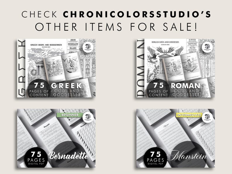 Bilderberg Font Serif Calligraphy Practice Sheet PDF Procreate Alphabet ...