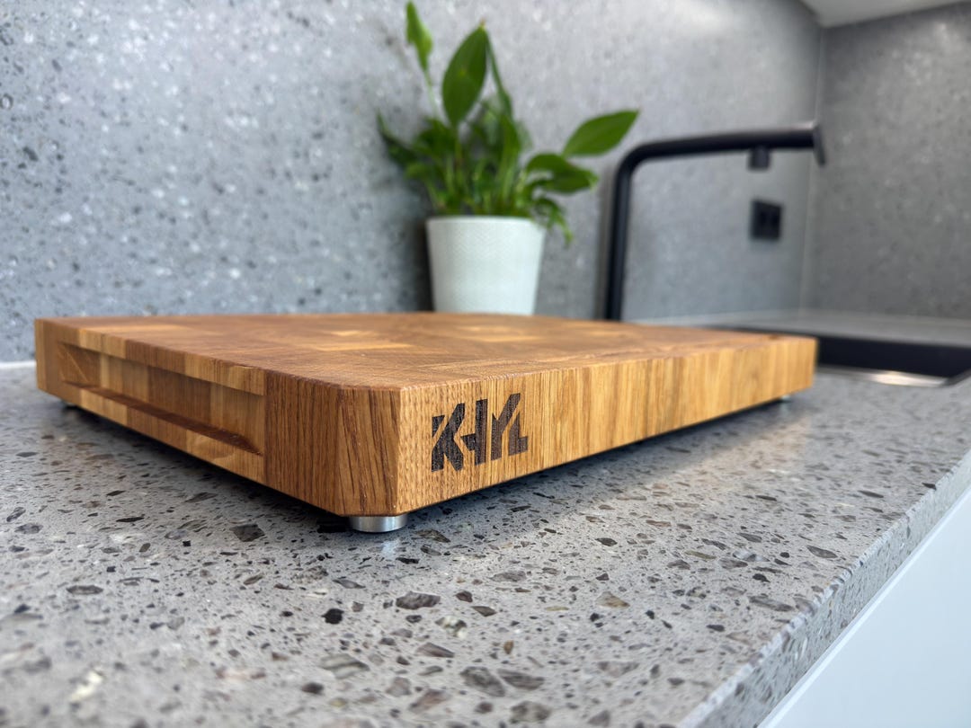 MADE IN GERMANY - KHYL® the Slanted Cutting Board - Solid Oak - 40x30x4 ...