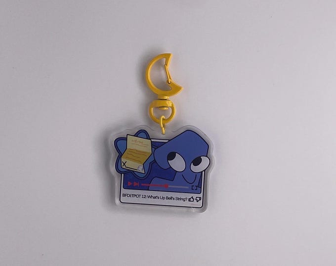 One Video Double-sided Keychain - BFDI : TPOT - Object Show - Etsy