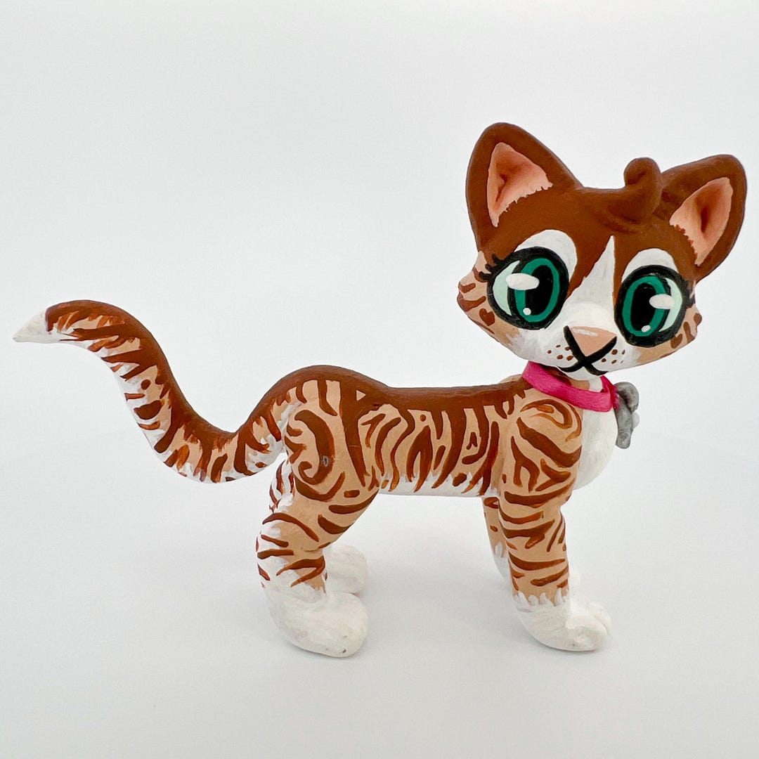 Princess Warrior Cats LPS Clay Custom Full Sized Bobble Head Figure - Etsy