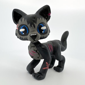 Deadfoot Warrior Cats LPS Clay Custom Full Sized Bobble Head Figure - Etsy