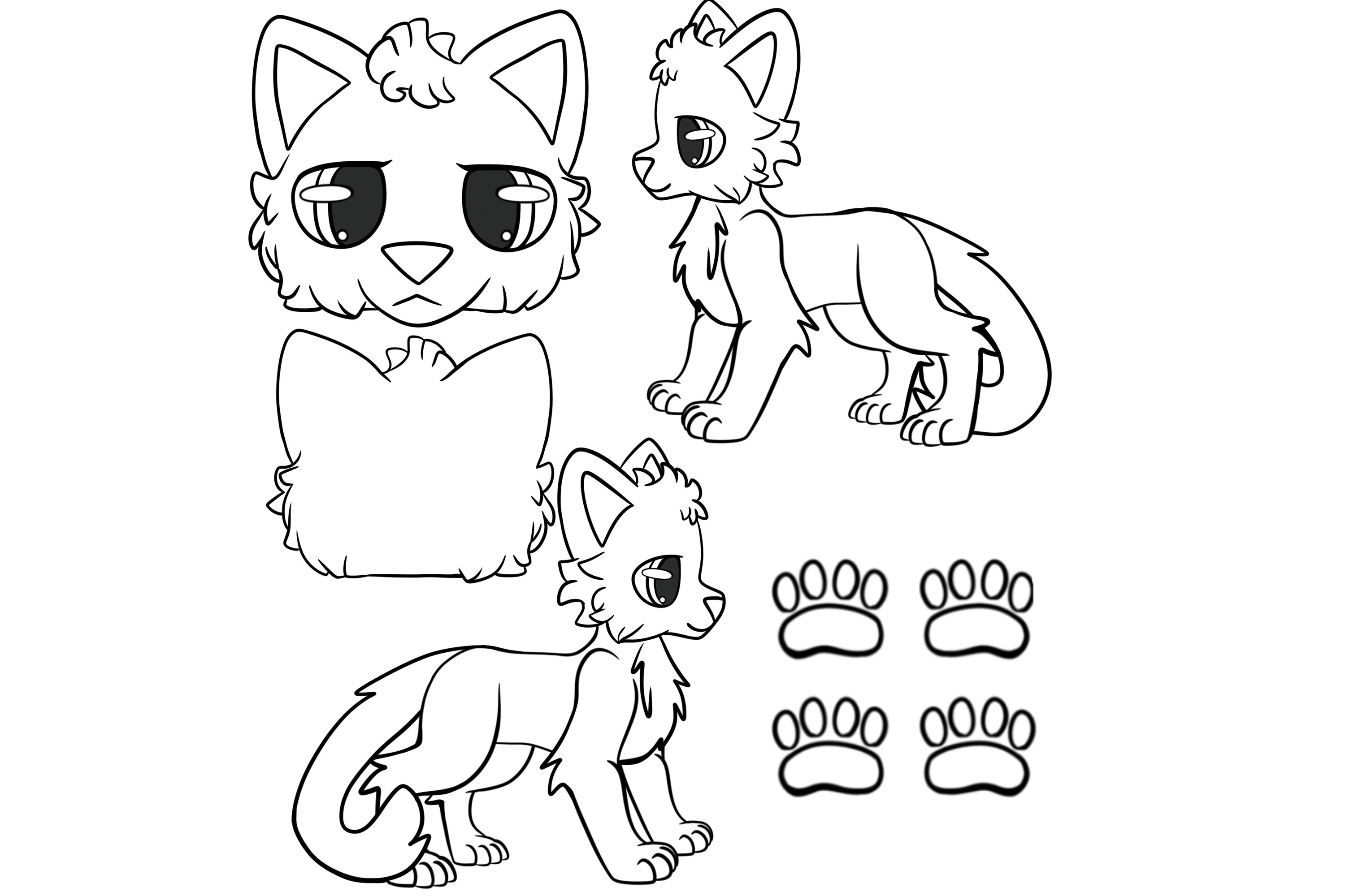 50 Design Your Own Original Character Reference Downloadable Coloring ...