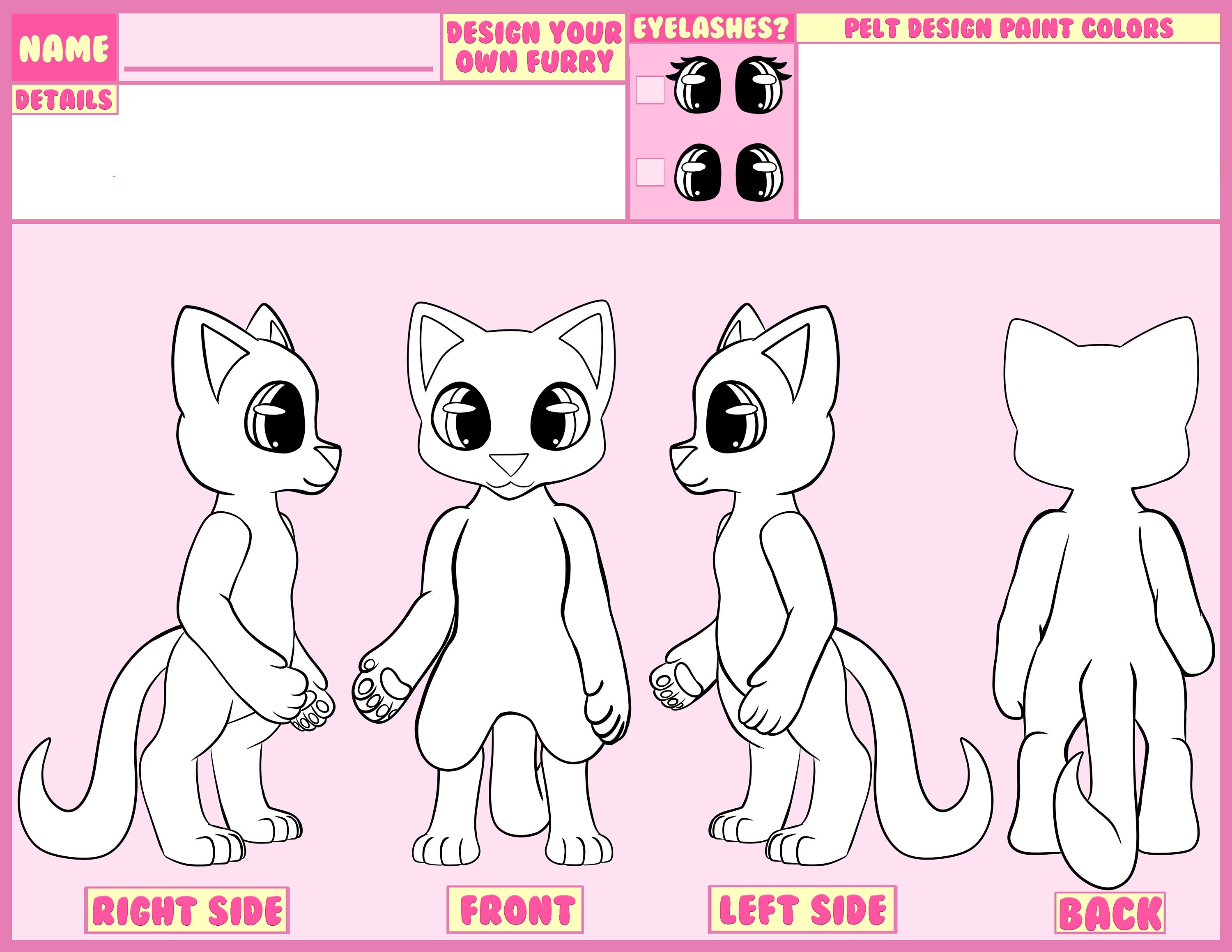 Design Your Own Furry - Anthropomorphic Original Character Fursona ...