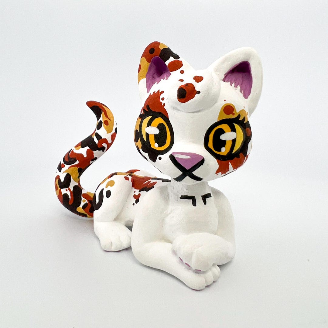 Dappletail Warrior Cats LPS Clay Custom Full Sized Bobble Head Figure ...