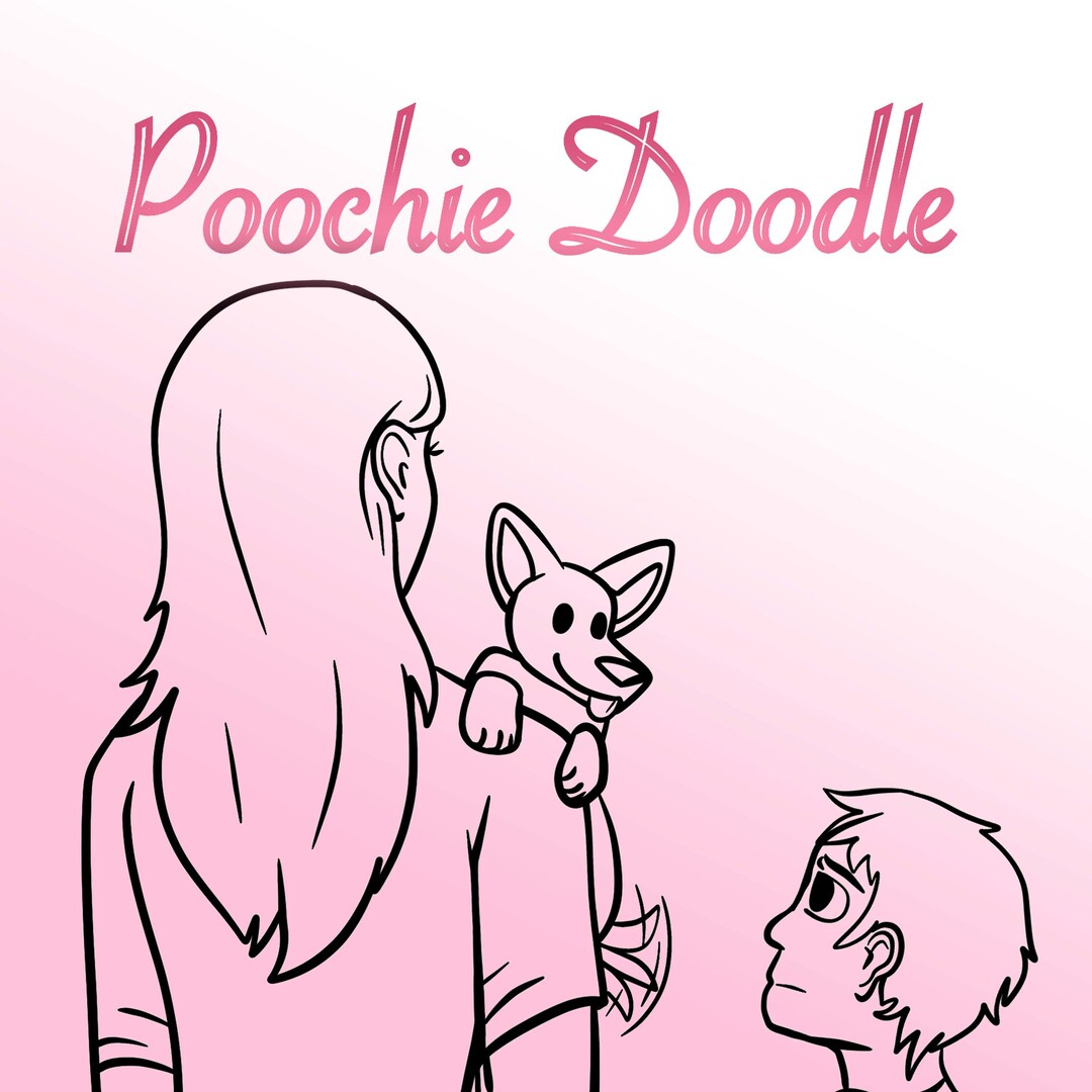Poochie Doodle Story Coloring Book - Etsy