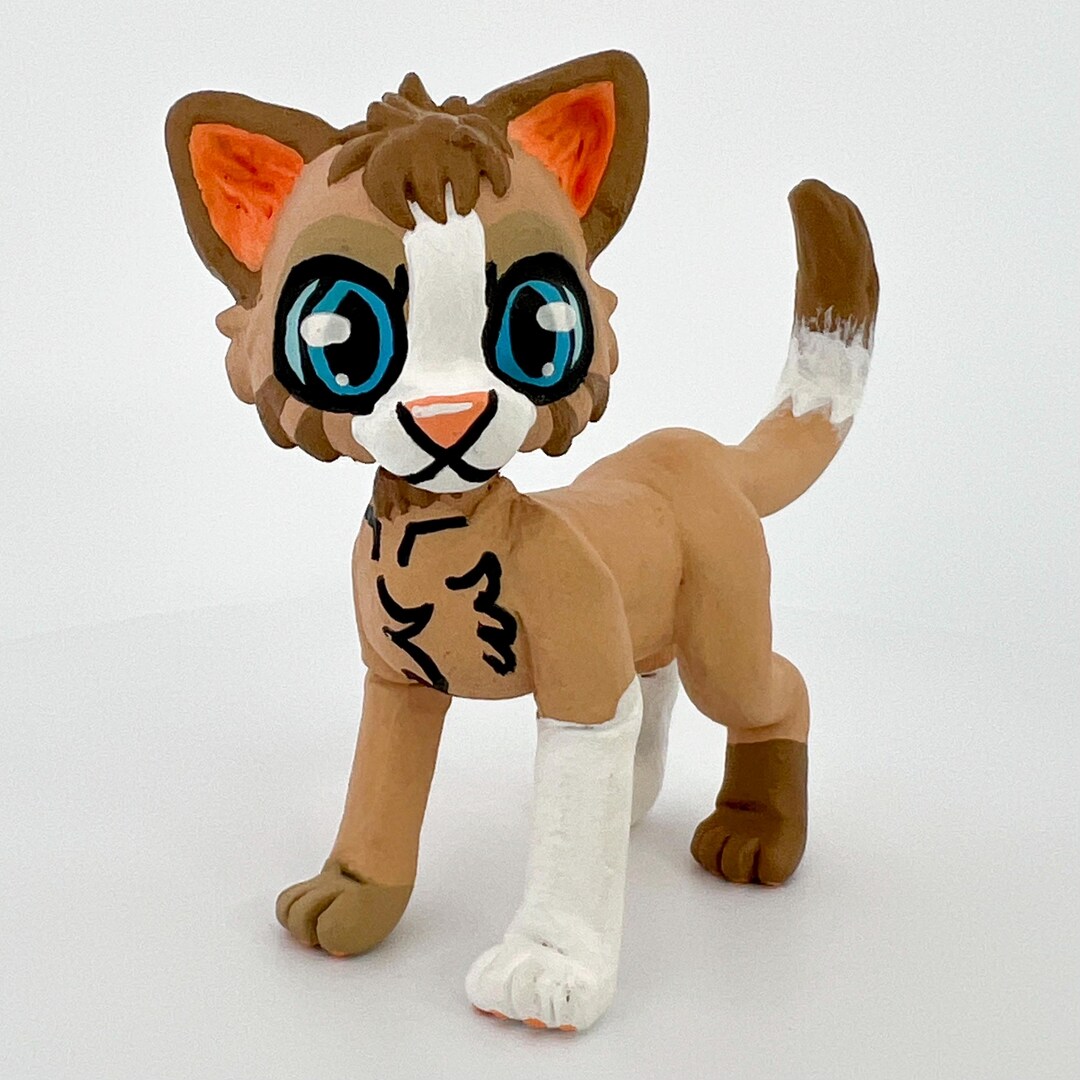 Littlecloud Warrior Cats LPS Clay Custom Full Sized Bobble Head Figure ...