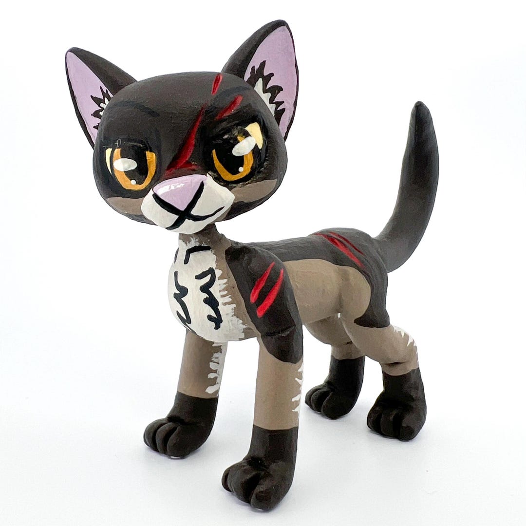 Mudclaw Warrior Cats LPS Clay Custom Full Sized Bobble Head Figure - Etsy