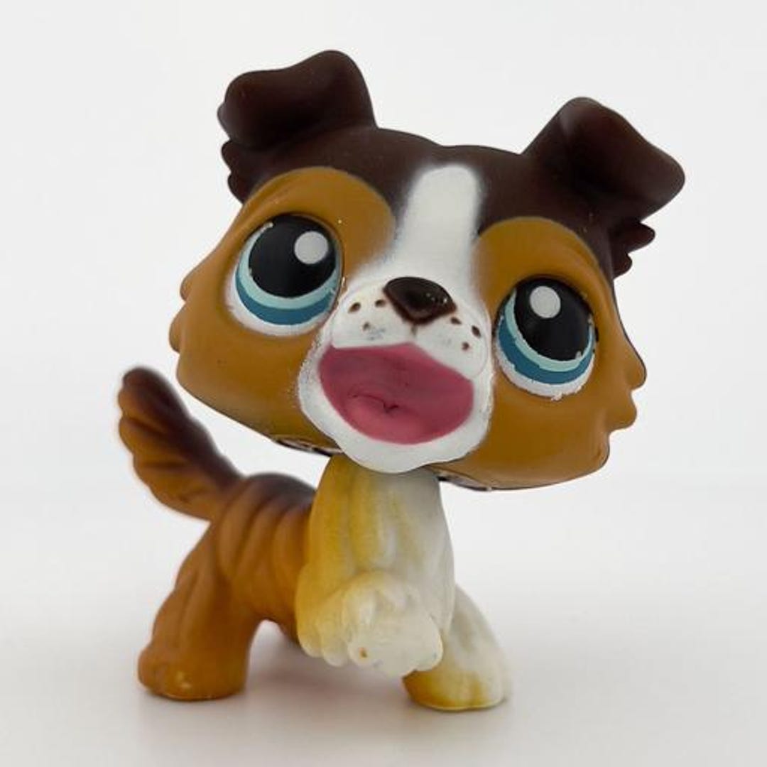 Border Collie Open Mouth - Littlest Pet Shop - LPS #237 - Etsy