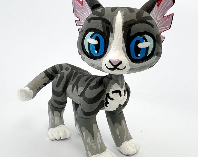 Boulder Warrior Cats LPS Clay Custom Full Sized Bobble Head Figure - Etsy