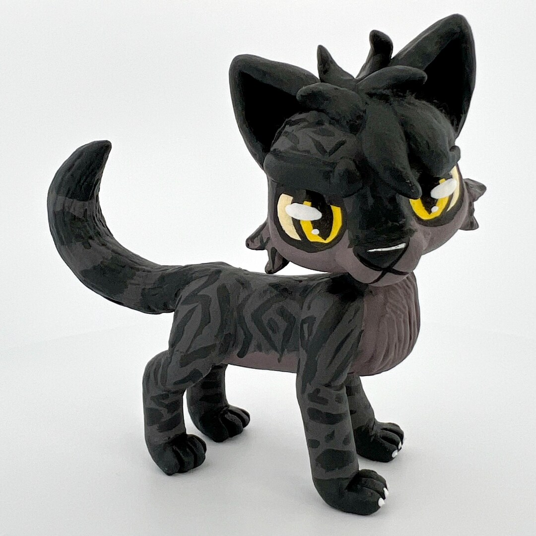 Darkstripe Warrior Cats LPS Clay Custom Full Sized Bobble Head Figure ...
