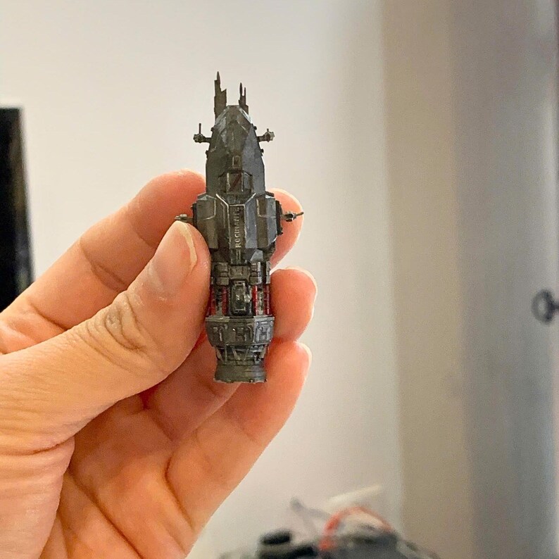 Rocinante Spaceship Miniature From the Expanse | Sci-fi Miniature ...