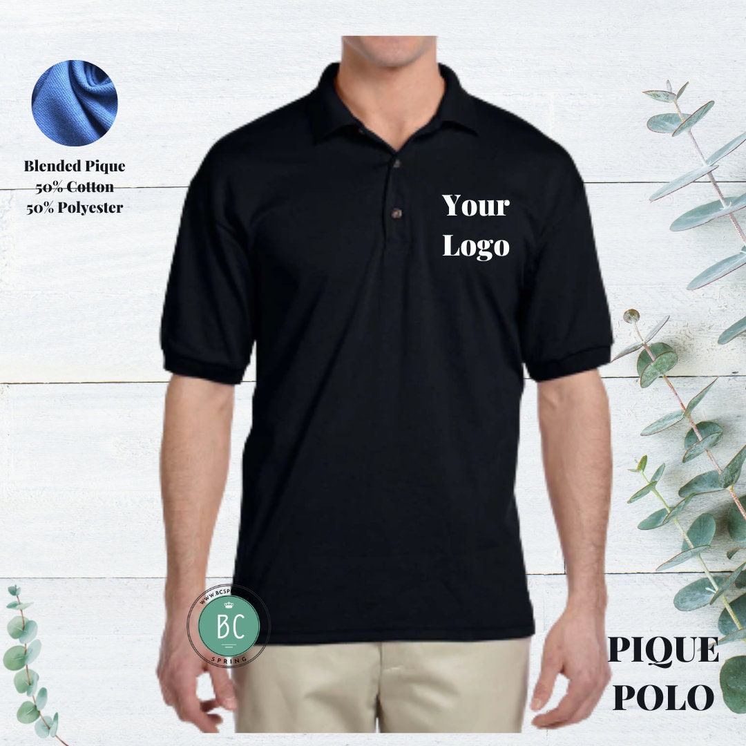 Unisex Performance Polo, Personalized Name Polo, Custom Embroidered ...