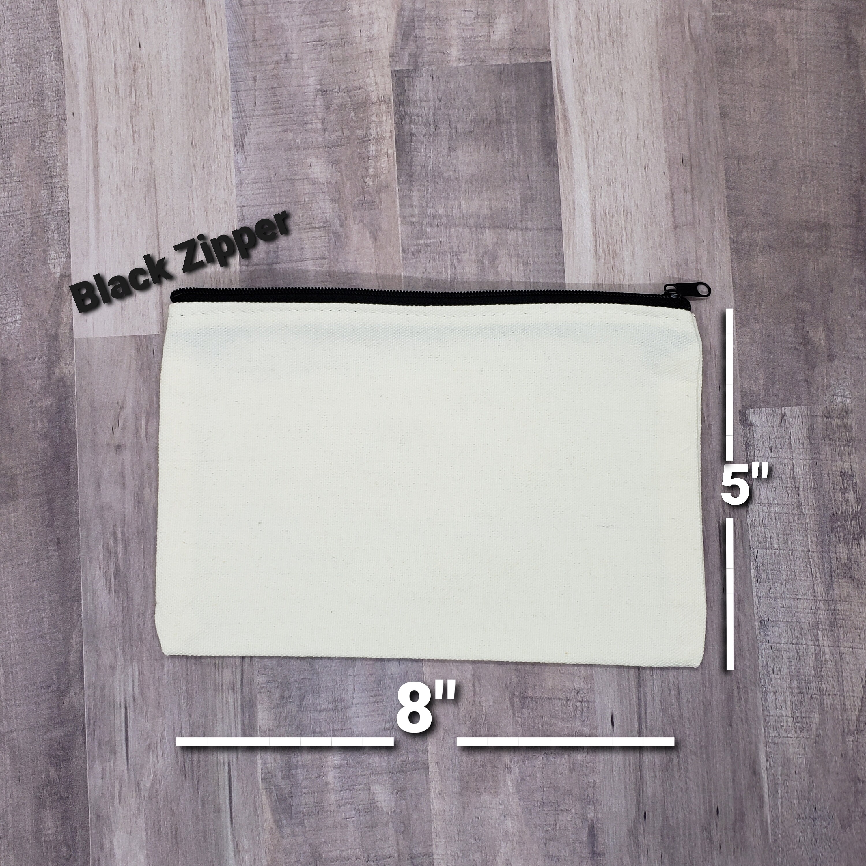 Small canvas pouch Classy cosmetic bag or Bridesmaid gift | Etsy