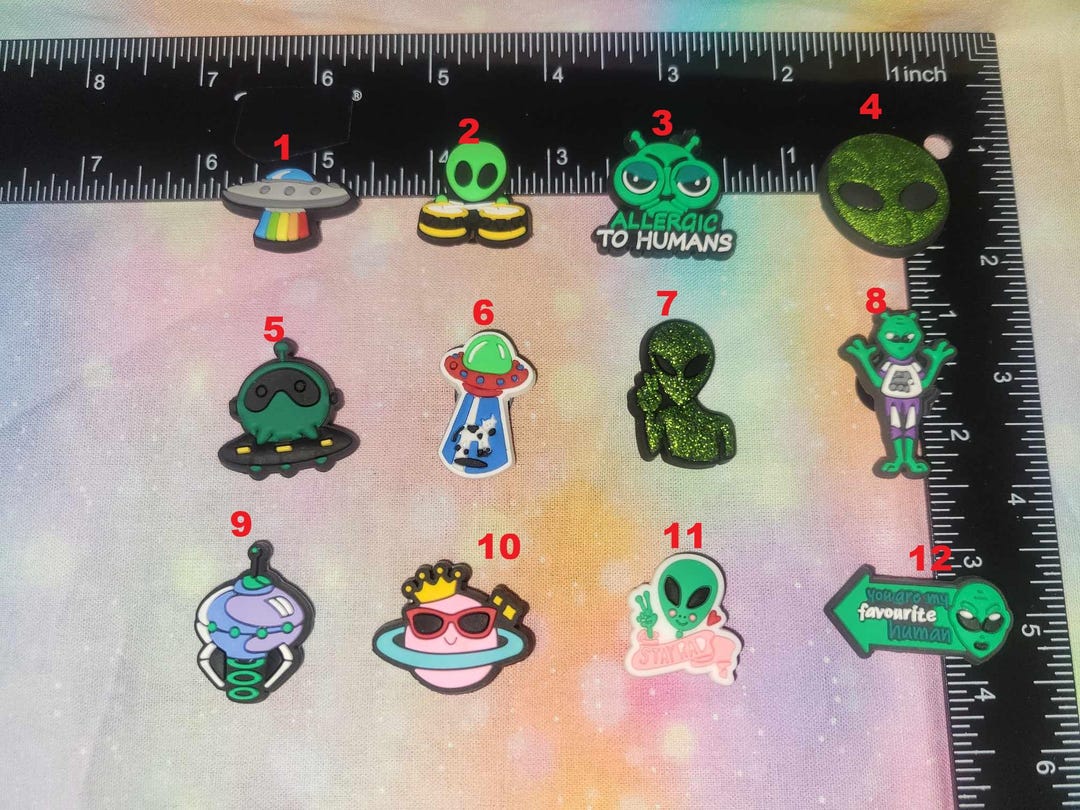 Alien Spaceship Shoe Charms Crocs - Etsy