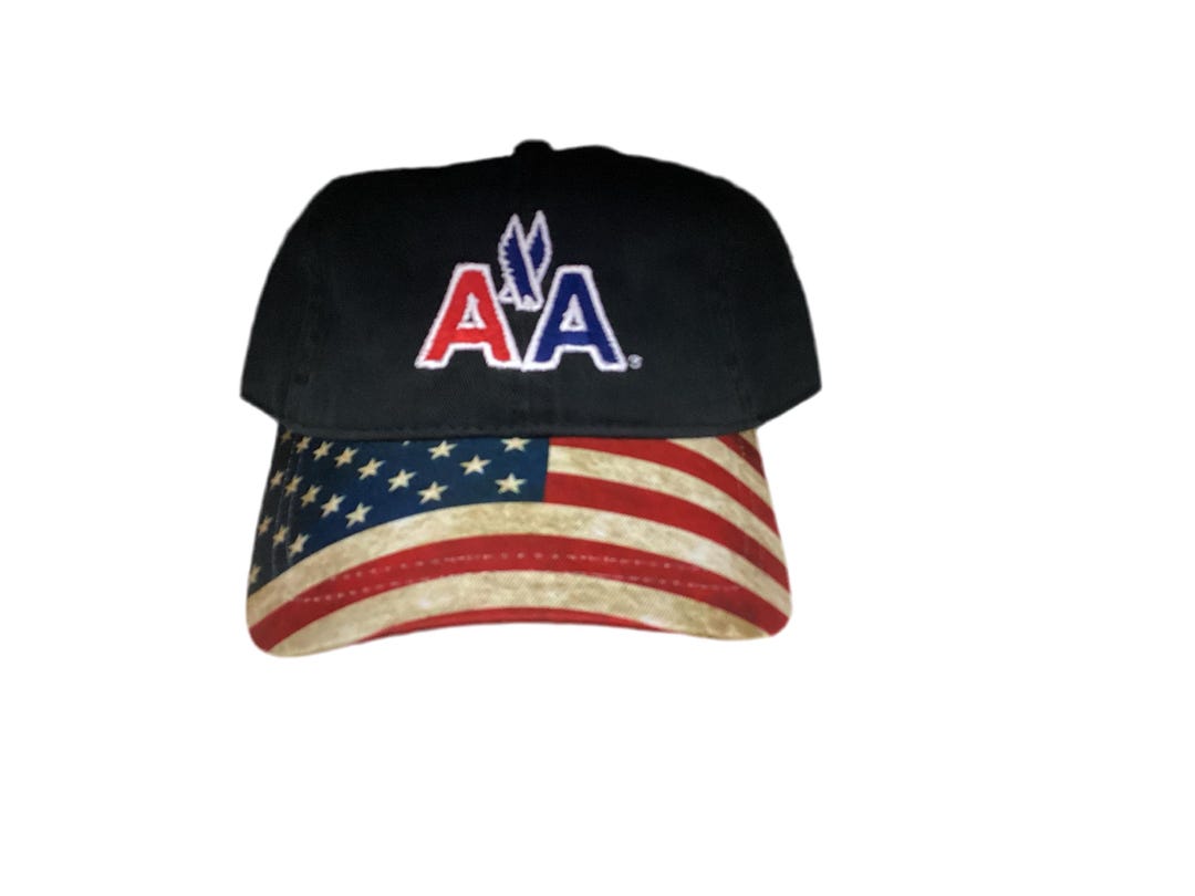 Old Aa Flag Cap-antique Full Bill - Etsy
