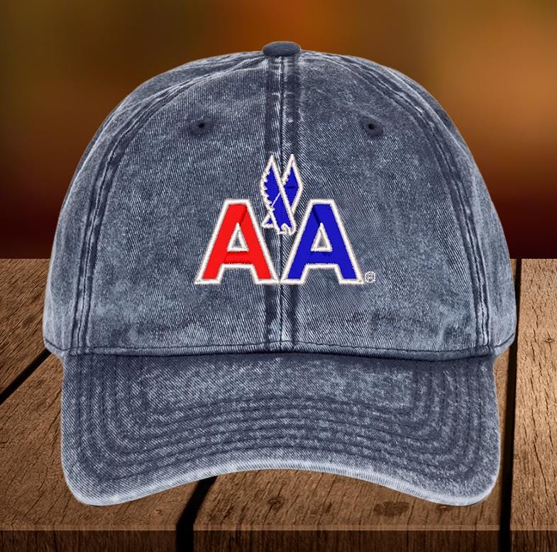 American Airlines Old AA Logo Cotton Cap - Etsy