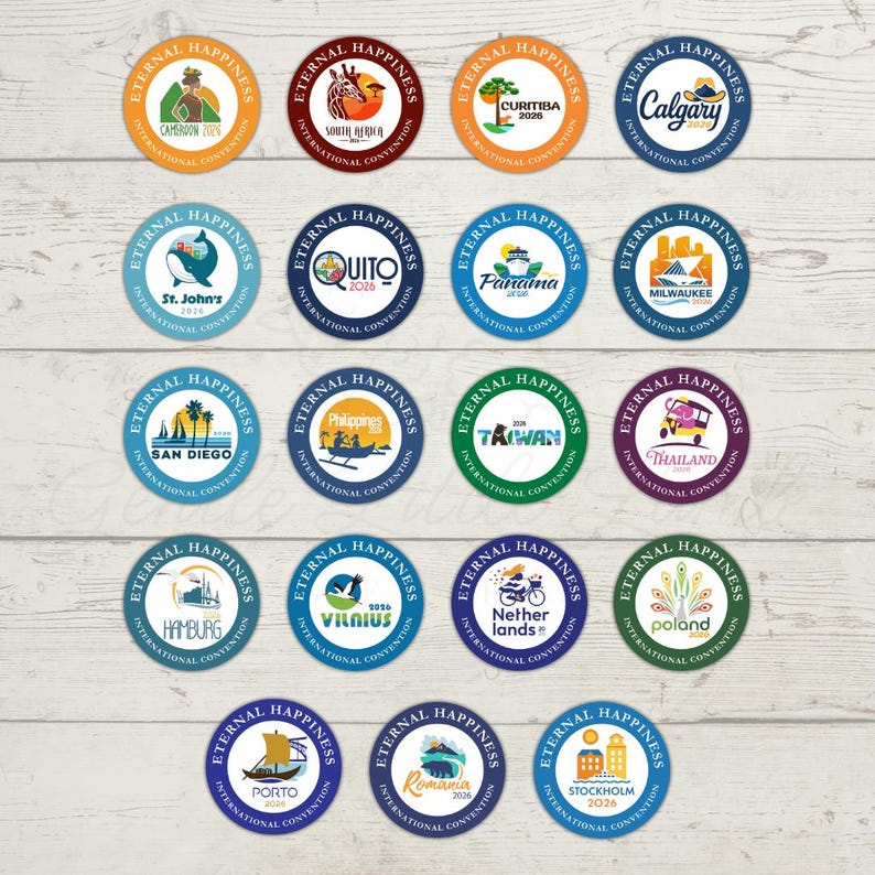 Eternal Happiness International Convention 2026 Stickers | JW ...