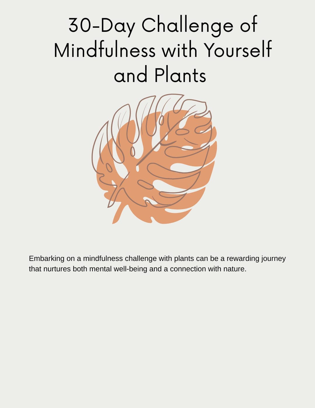 30-day Mindfulness Challenge - Etsy