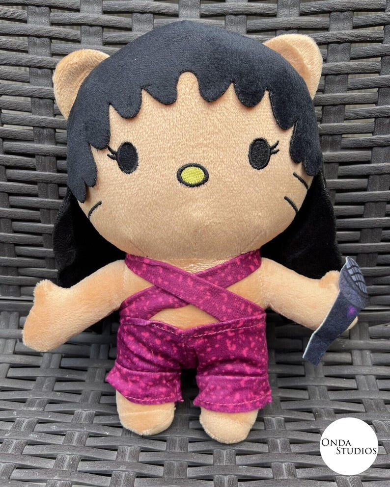 Hello Kitty X Selena Quintanilla Artist Plush | Rapper Plushie Toy ...
