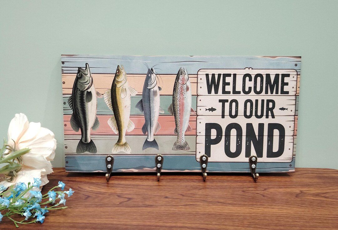 Vintage Freshwater Fish Key Holder - Etsy