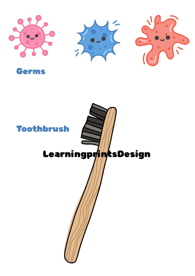 Teeth Brushing Printable Chart for Kids | Dental Hygiene Routine ...