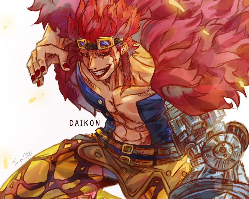 Eustass Kid Anime Art Print: One Piece Wanted Poster - Etsy