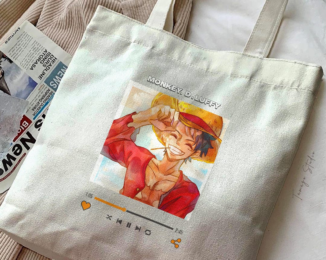 Monkey D. Luffy Tote Bag: One Piece Anime Fanart Eco Bag - Etsy Australia