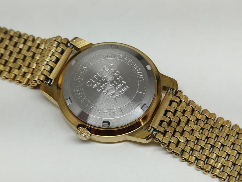 Vintage Citizen Automatic Black Dial Gold Plated Day-date 21 Jewels Men ...