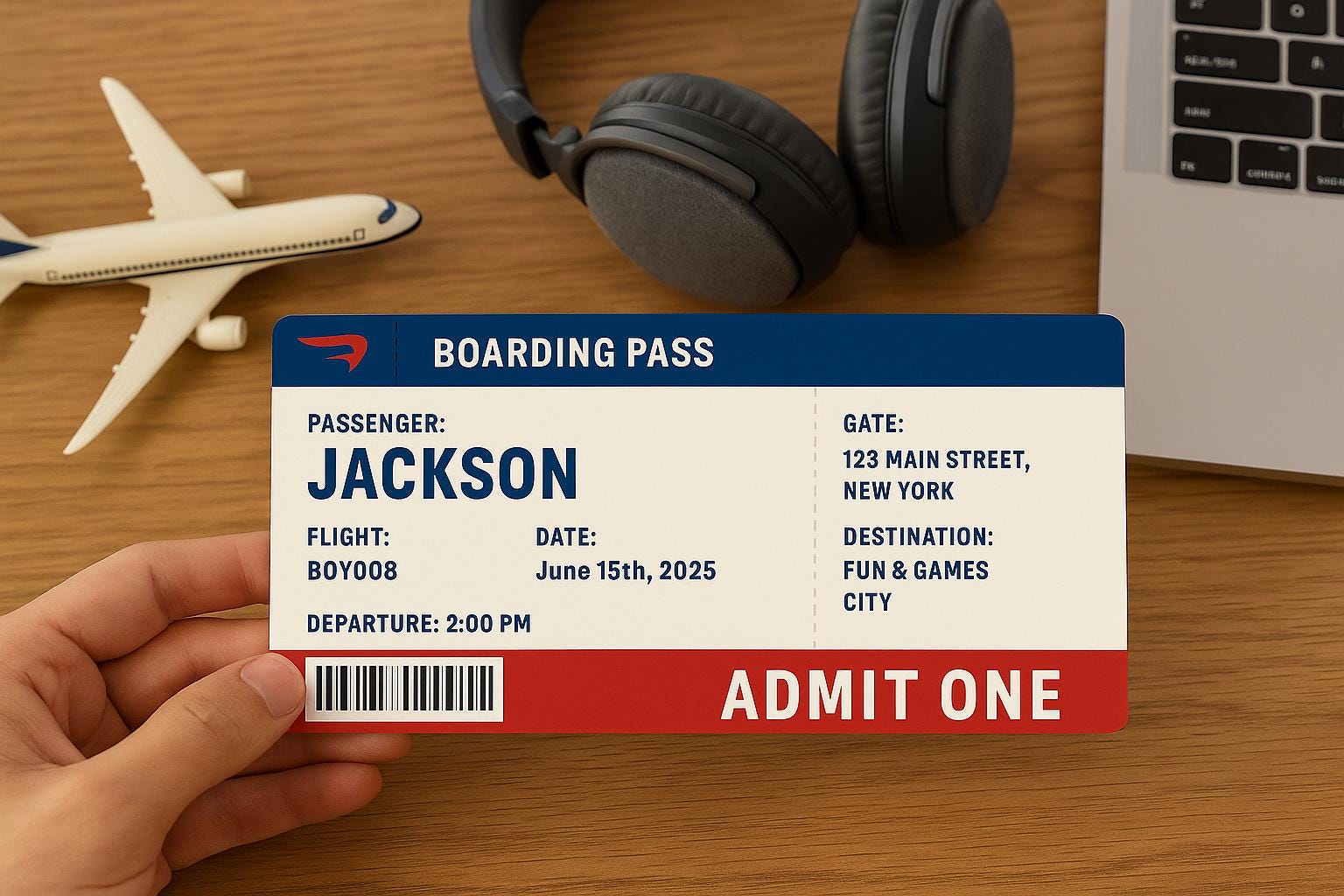 Boarding Pass Birthday Invitation | Editable Airplane Ticket Party ...