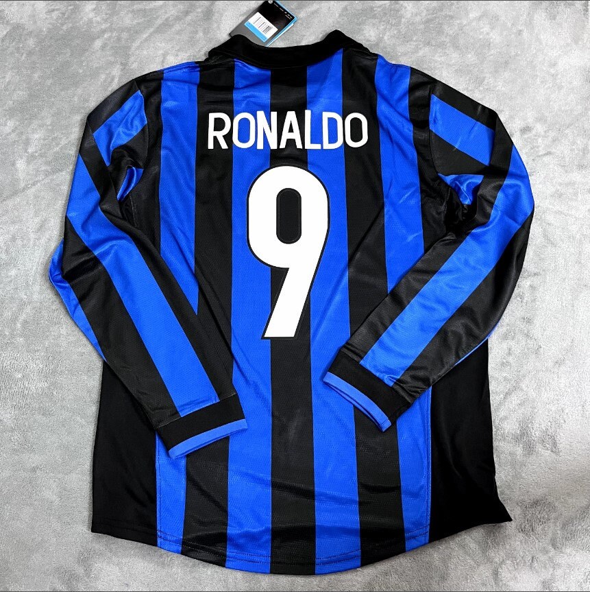 Vintage Inter Milan Jersey, 9 Ronaldo Short Sleeve Jersey, Inter Milan ...