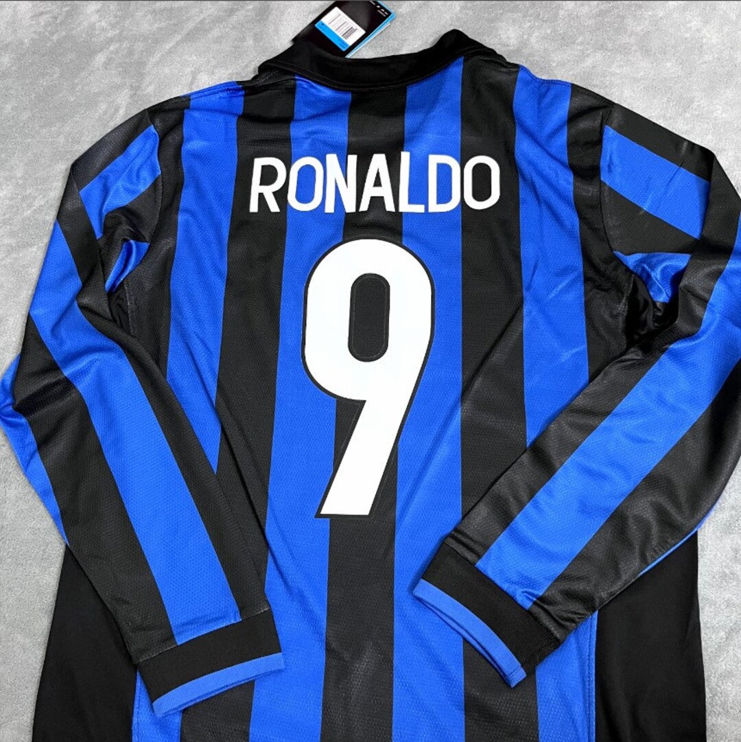 Vintage Inter Milan Jersey, 9 Ronaldo Short Sleeve Jersey, Inter Milan ...