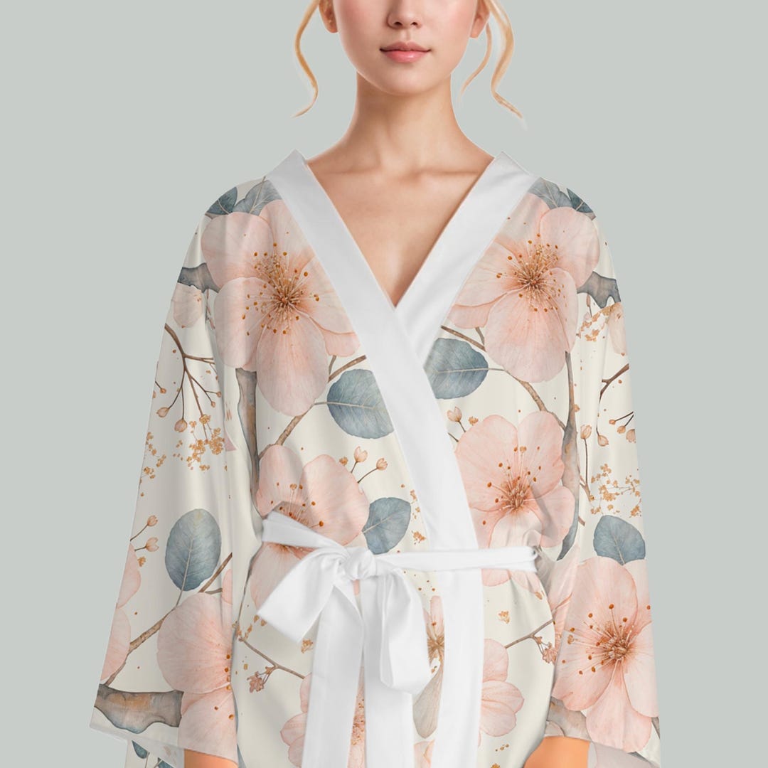Kimono Robe, Japanese-style Robe Kimono Robe for Japan Lovers, Dust ...