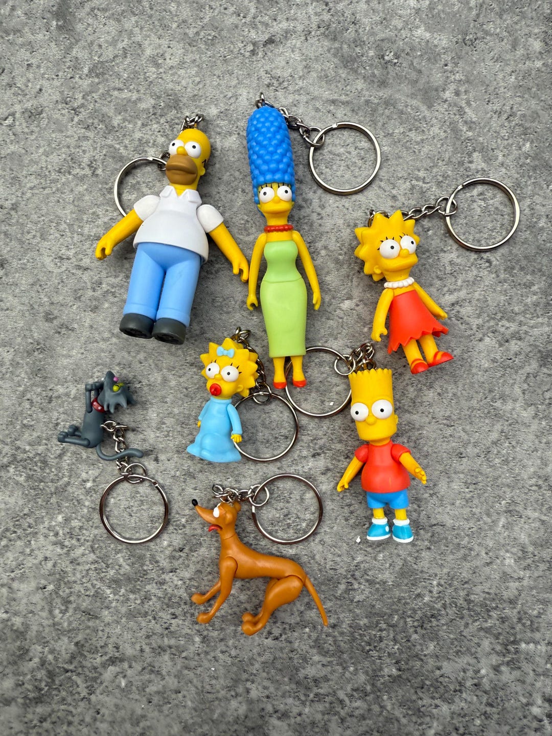 The Simpsons Mini Figure Keychains Collection - Etsy