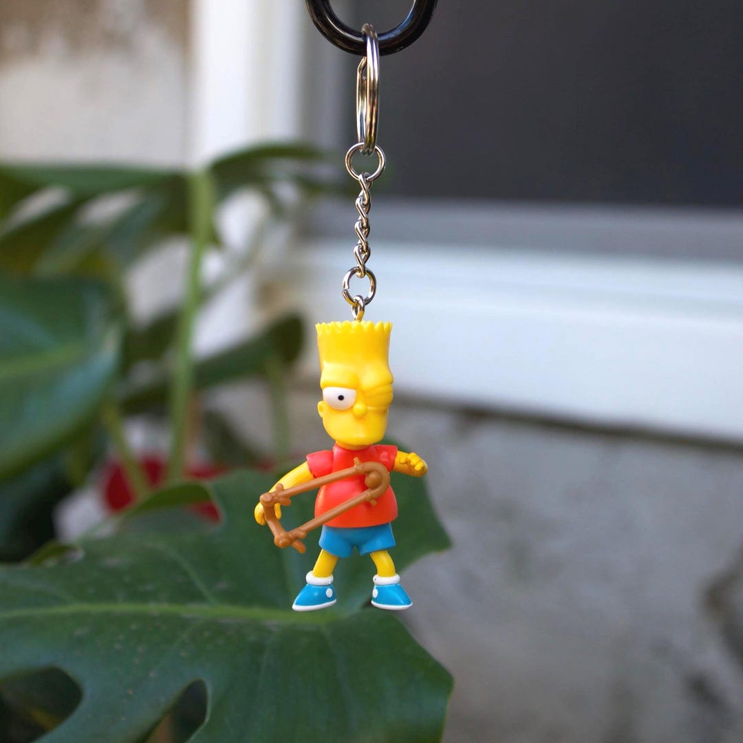 Bart Simpson Keychain - Etsy