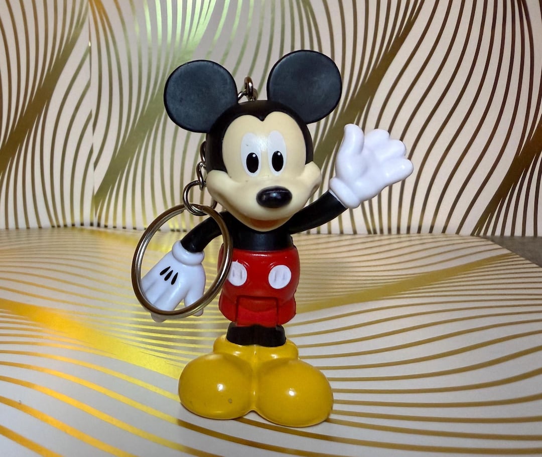 Mickey Mouse Keychain - Etsy