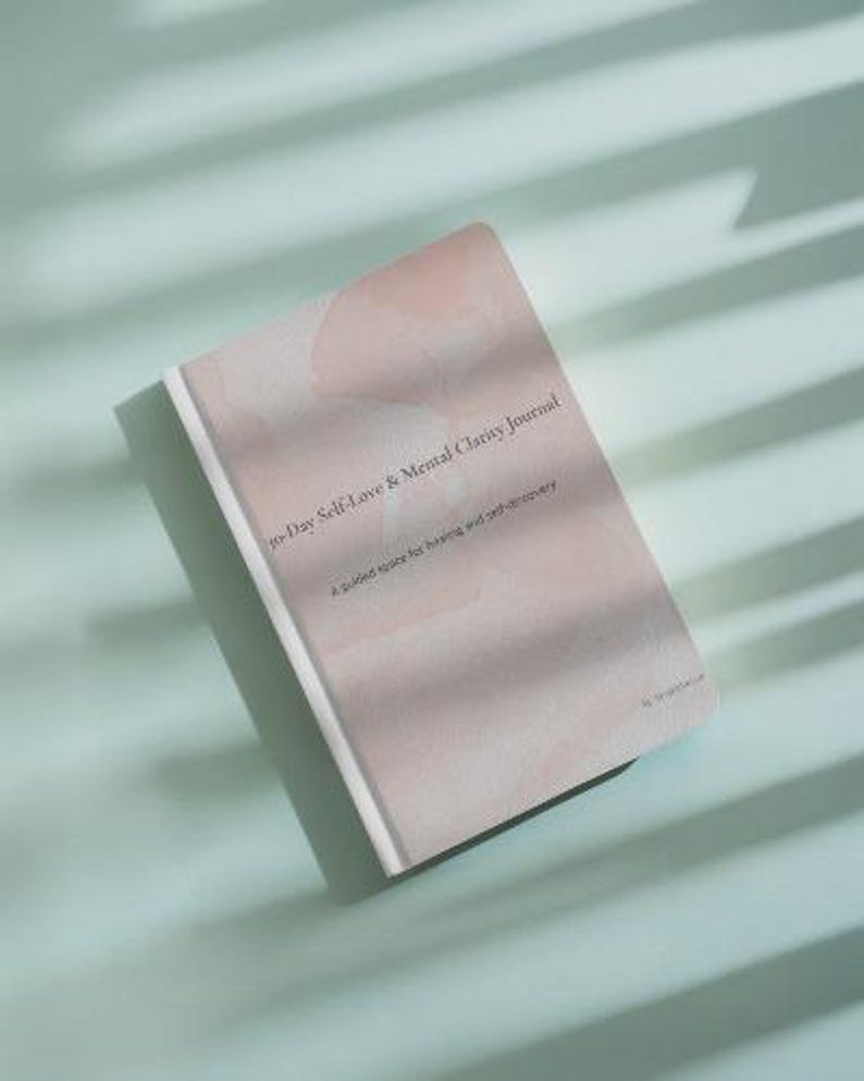 30-day Self-love & Mental Health Journal | Printable Guided Affirmation ...